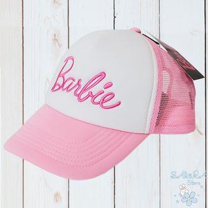 Barbie | Accessories | Nwt Barbie Authentic Womens Pink White Trucker ...